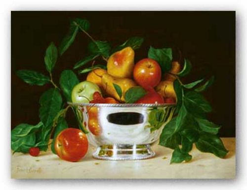 Fruit In A Bowl of Silver by Patrick Farrell Art Print – First Art Source
